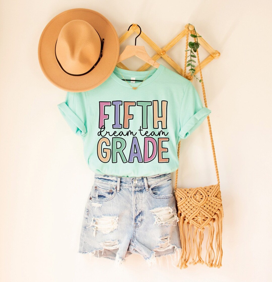 Comfort Colors® Fifth Grade Teacher Shirt, 5th Grade Teacher Shirt, 5th ...