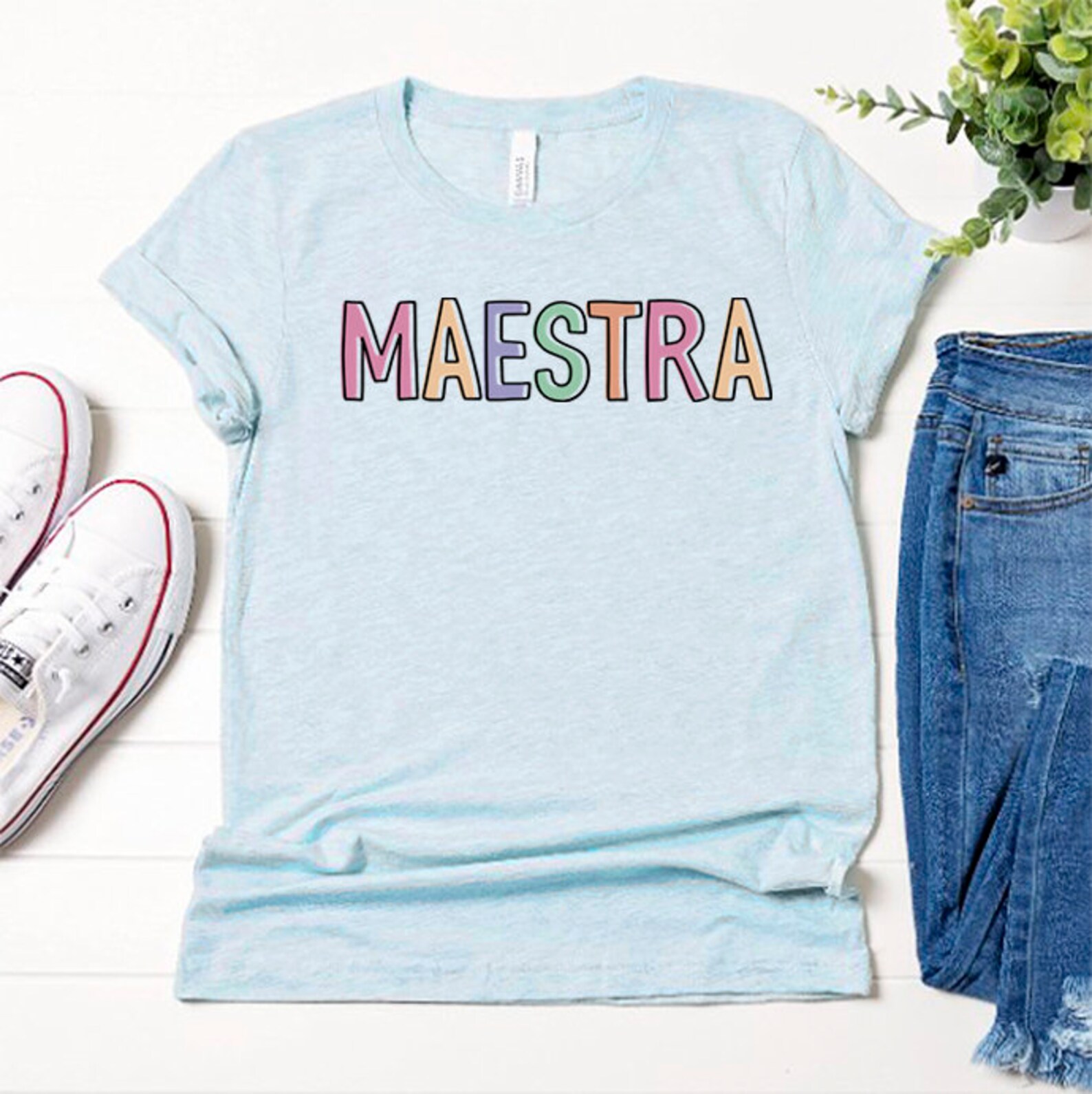 Maestra Maestra Shirt Maestra Bilingue Maestra Siempre | Etsy