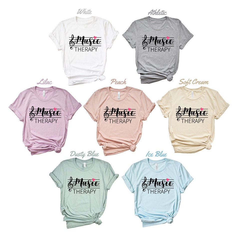 Music Therapy Music Therapy Shirt Music Therapist Shirt - Etsy