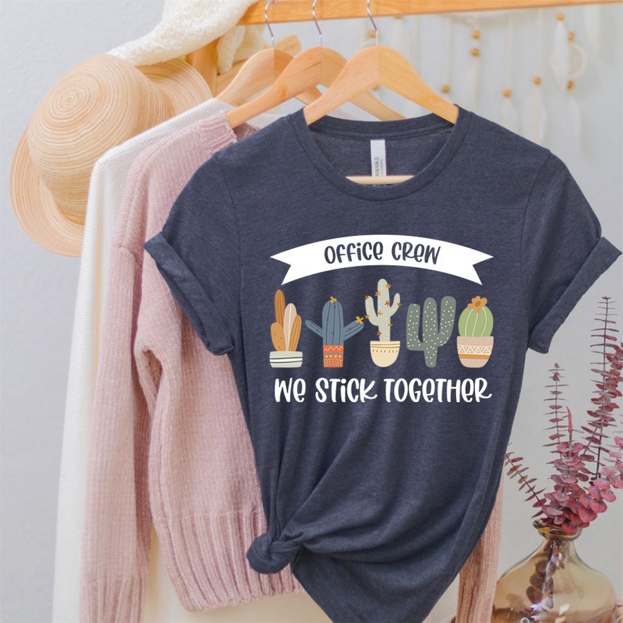 Office Crew Shirt Office Squad Shirt Front Office Lady - Etsy