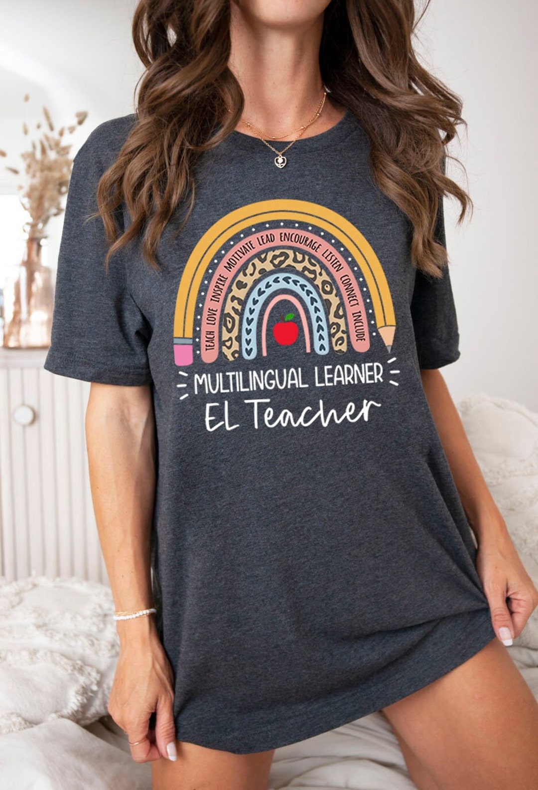 Multilingual Learner EL Teacher Shirt, EL Teacher Shirt, English ...