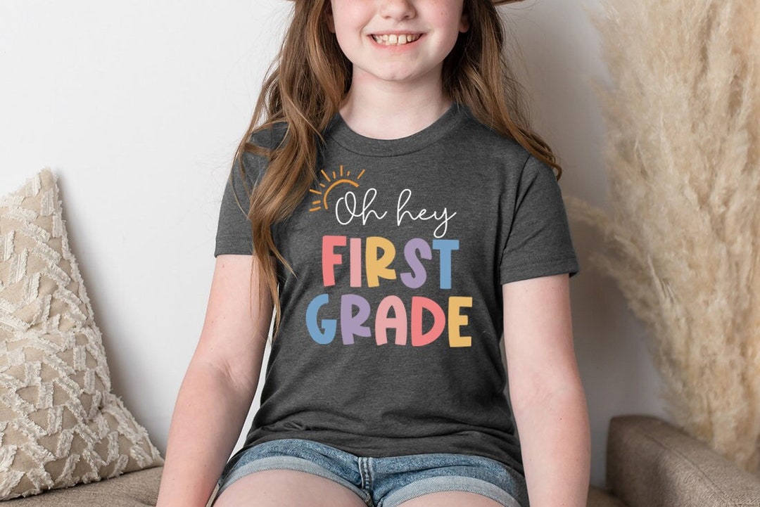 First Grade Kid Shirt, First Grade Girl Shirt, First Grade Girl Outfit ...