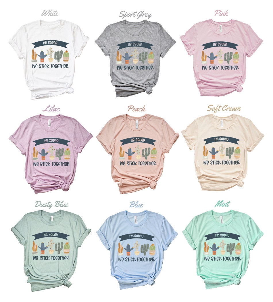 HR Squad Human Resource Teacher Shirt HR Manager Human - Etsy