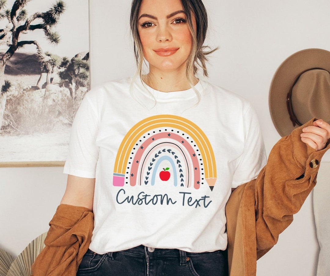 Custom Shirt, Custom Teacher Shirt, Personalized Shirt, Custom T-shirt ...
