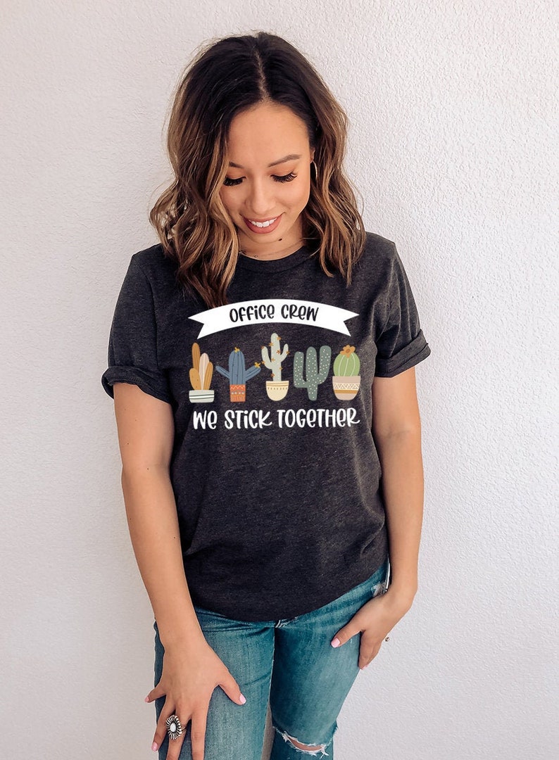 Office Crew Shirt Office Squad Shirt Front Office Lady - Etsy