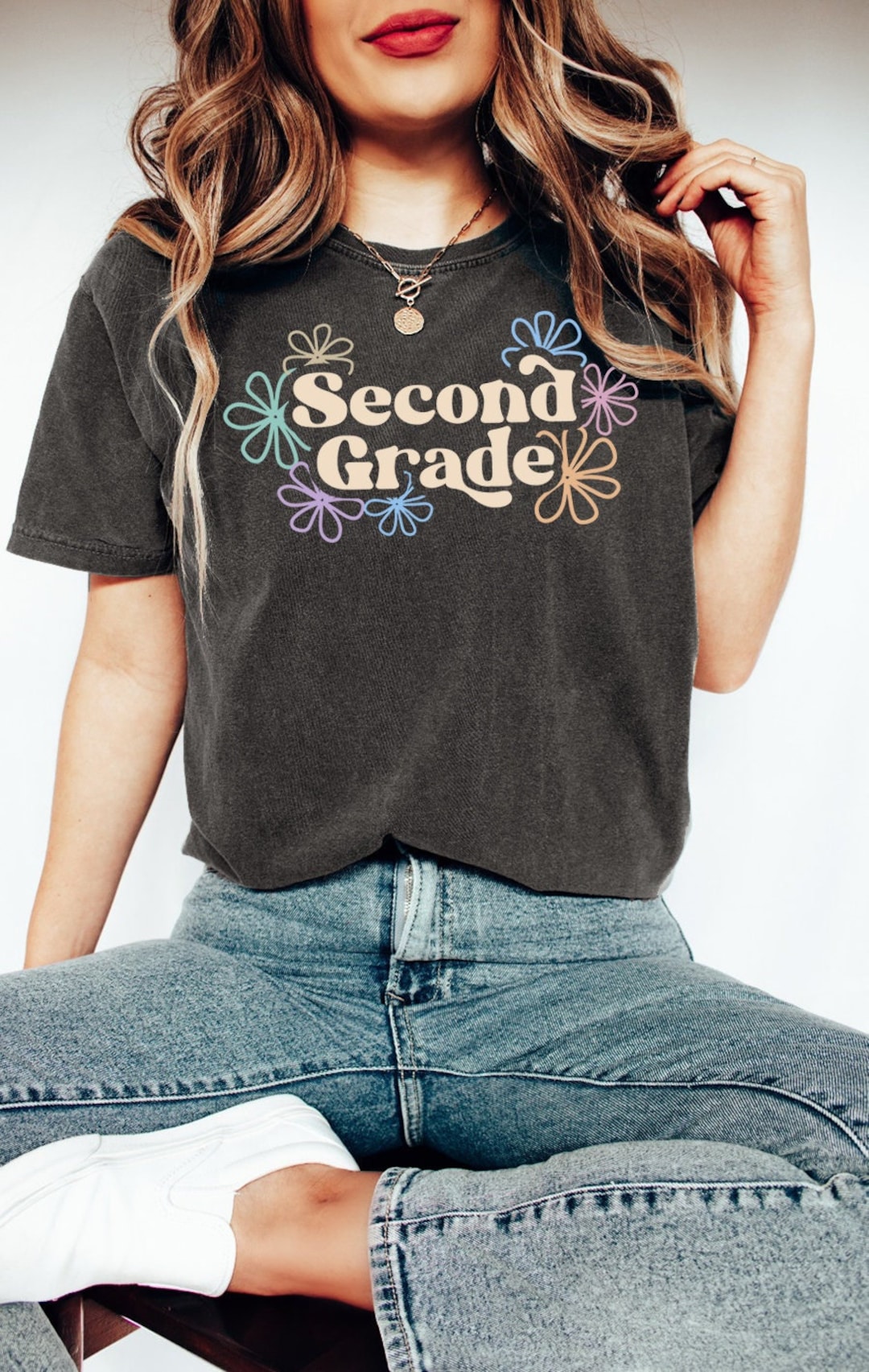 2nd Grade Teacher Shirt Second Grade Teacher Shirt 2nd Grade - Etsy