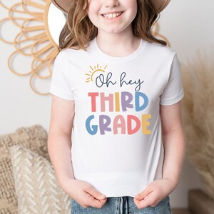 Third Grade Kid Shirt, Third Grade Girl Shirt, Third Grade Girl Outfit ...