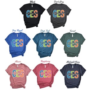 Custom School Name Shirt, Custom Elementary School Name Shirt, Custom ...