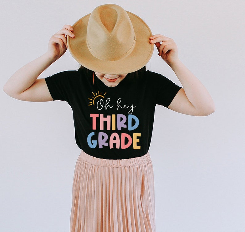 Third Grade Kid Shirt Third Grade Girl Shirt Third Grade - Etsy