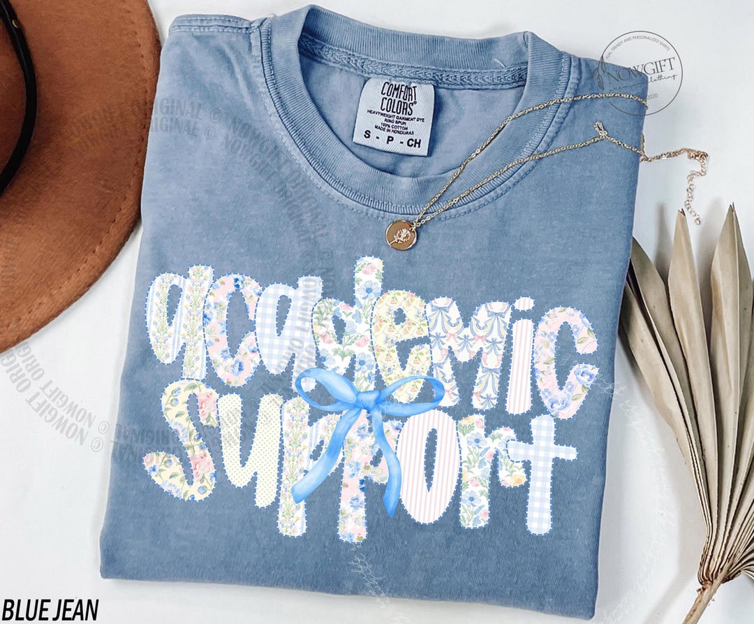 Academic Support Shirt, School Staff Team Tee, Education Support Shirt ...
