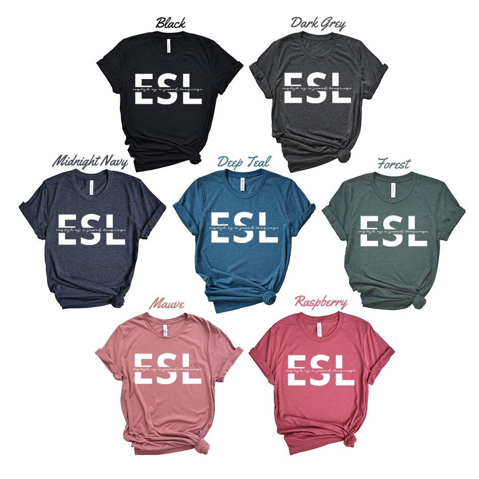 ESL Teacher Shirt English Teacher Shirt English Language - Etsy