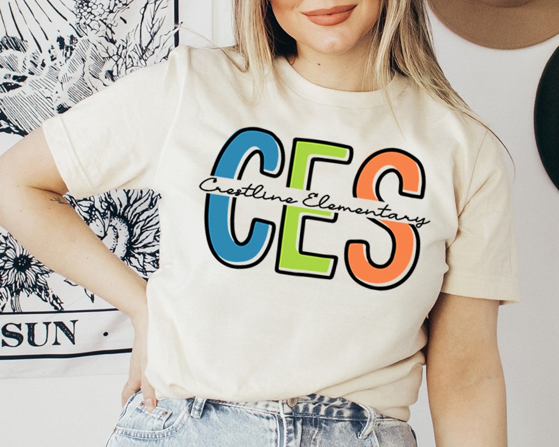 Custom School Name Shirt Custom Elementary School Name Shirt - Etsy