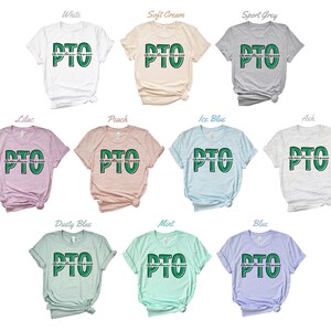 Custom PTO Shirt, PTO Crew Shirt, Pto Squad, Pto Team Shirt, School ...
