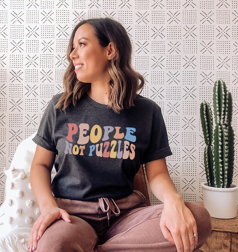 People Not Puzzles Autism Awareness Shirt Special Education - Etsy