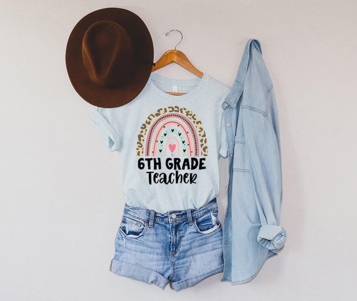 6th Grade Teacher Shirt Sixth Grade Teacher Shirt 6th Grade | Etsy