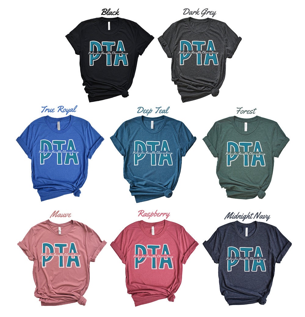 Custom PTA Shirt Elementary School Color Physical Therapist - Etsy