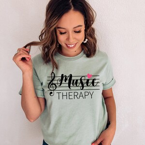 Music Therapy, Music Therapy Shirt, Music Therapist Shirt, Music ...
