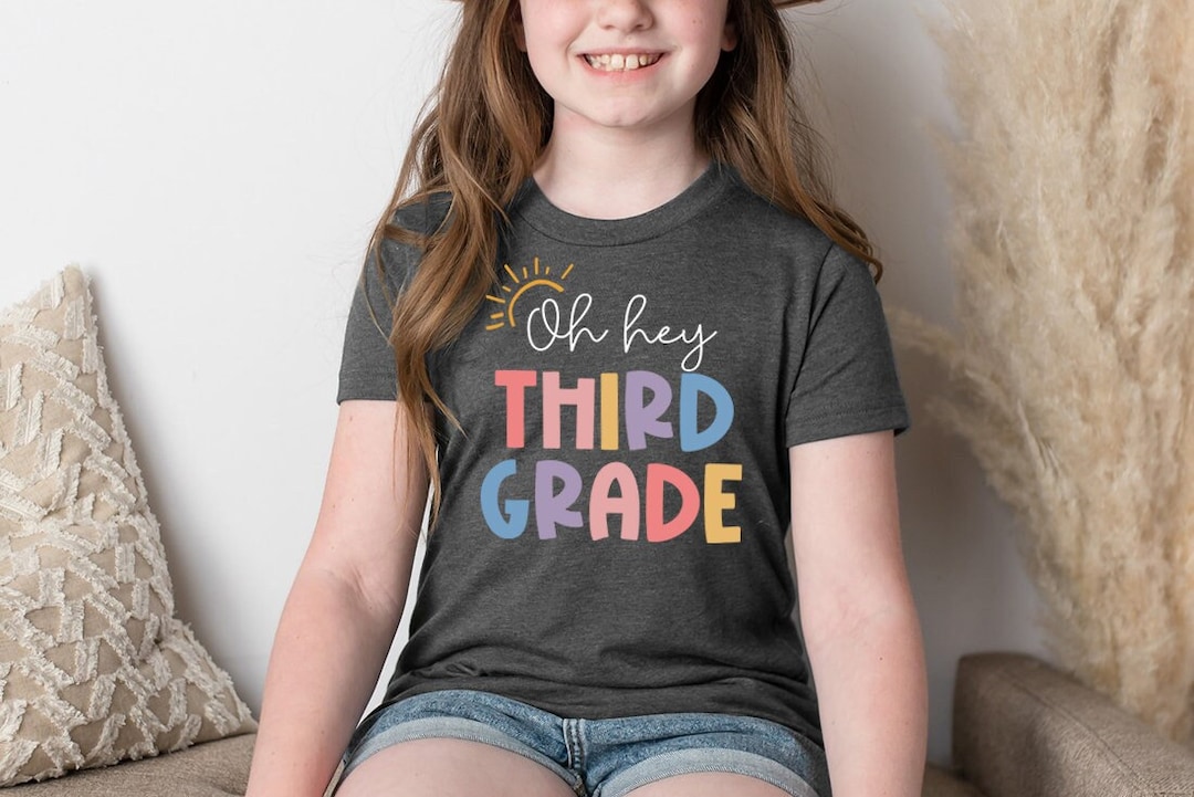 Third Grade Kid Shirt, Third Grade Girl Shirt, Third Grade Girl Outfit ...