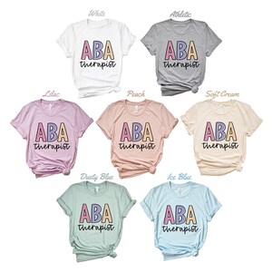 ABA Shirts, Aba Therapist Shirt, ABA Therapy Shirt, Applied Behavior ...