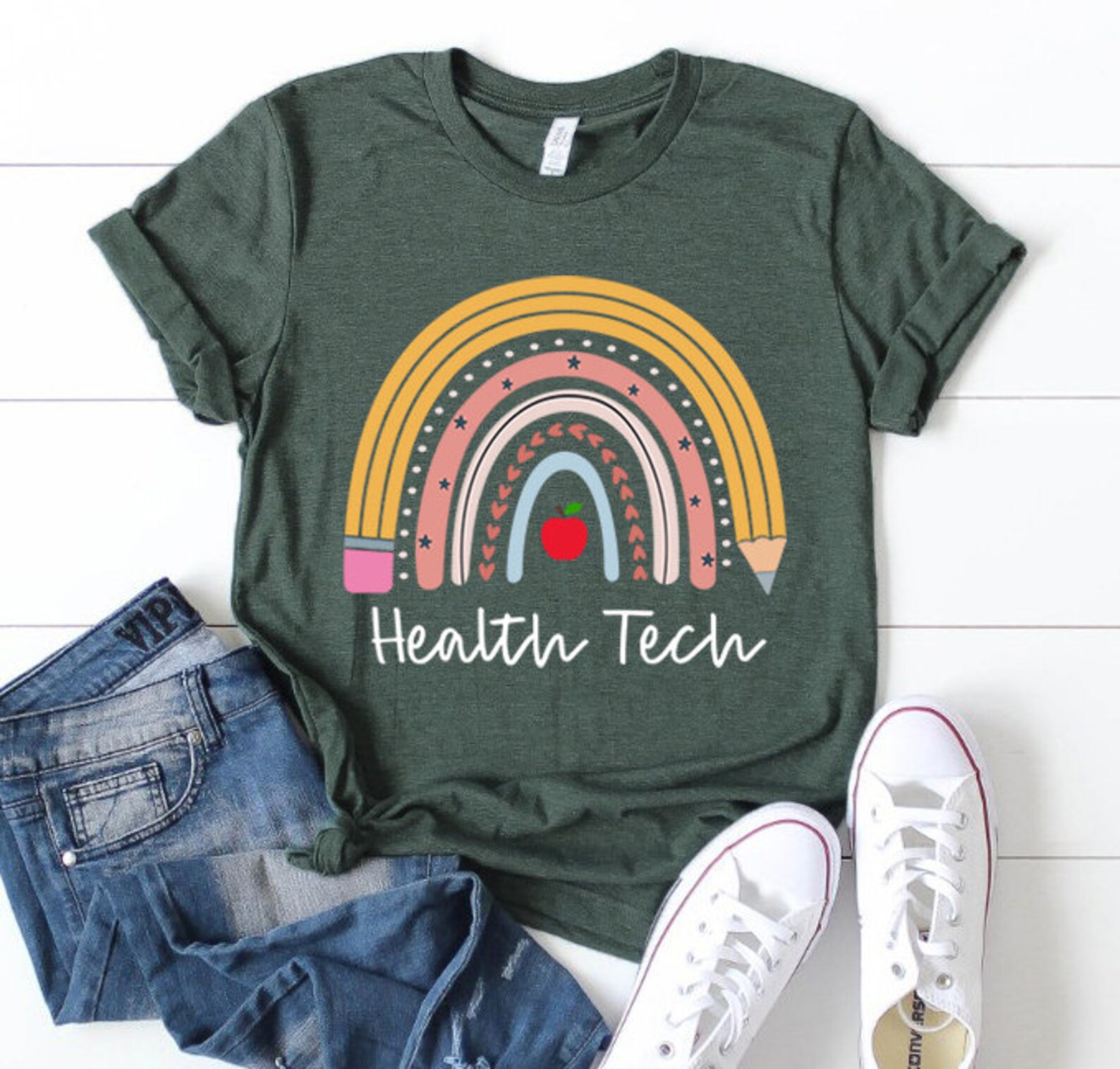 Health Tech Shirt Health Aide Medical Assistant Patient - Etsy