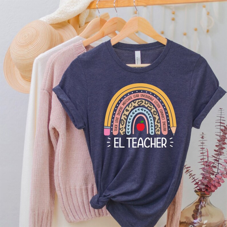 EL Teacher Shirt English Teacher Shirt ESL Teacher Shirt | Etsy