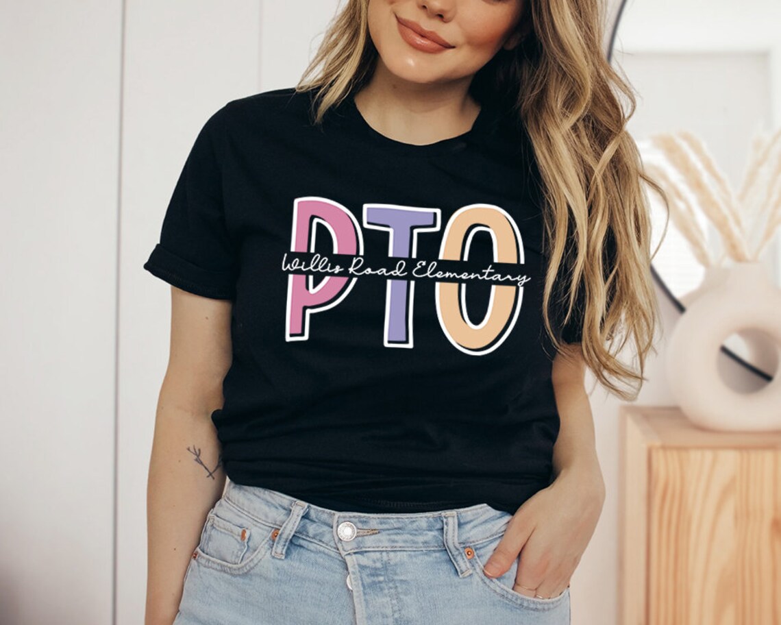 Custom PTO Shirt Custom School Name Shirt PTO Squad Parent - Etsy