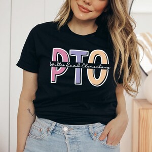 Custom PTO Shirt, Custom School Name Shirt, PTO Squad, Parent Teacher ...
