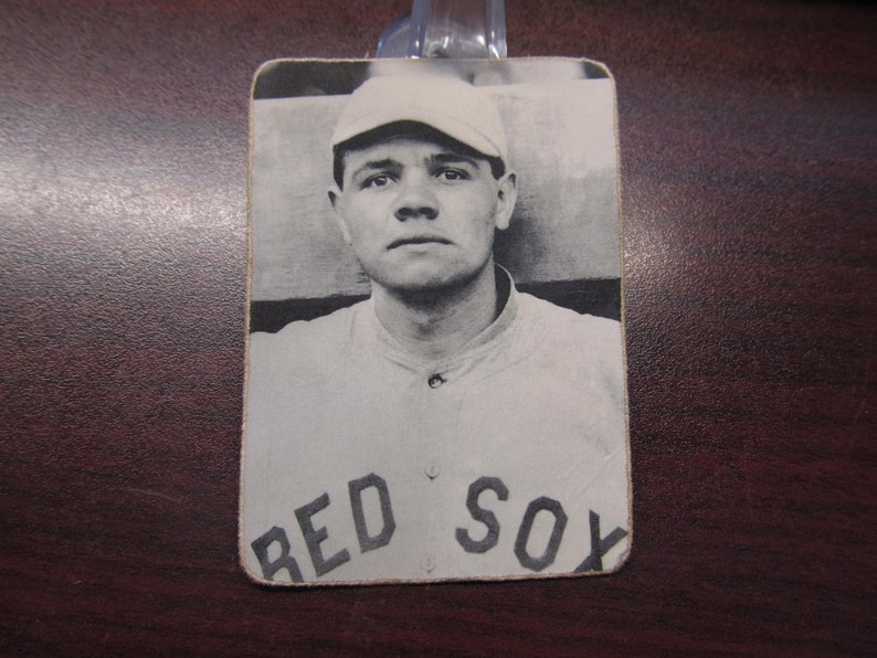 Babe Ruth Red Sox Baseball Card - Etsy