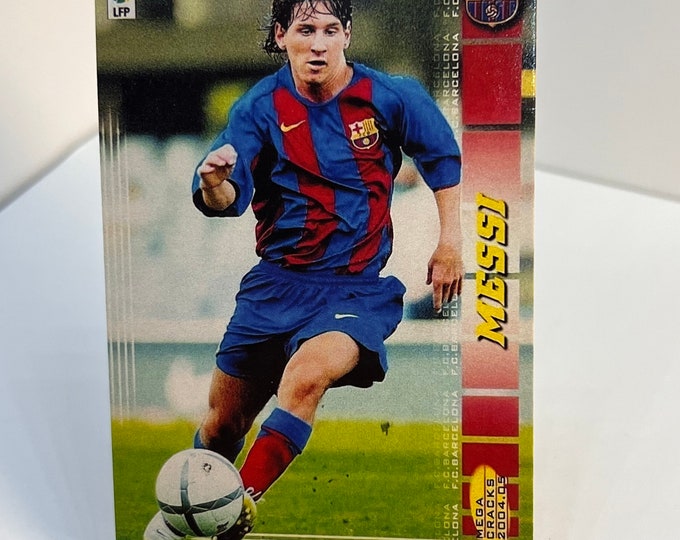 Lionel Messi 2004 Rookie Card Soccer - Etsy