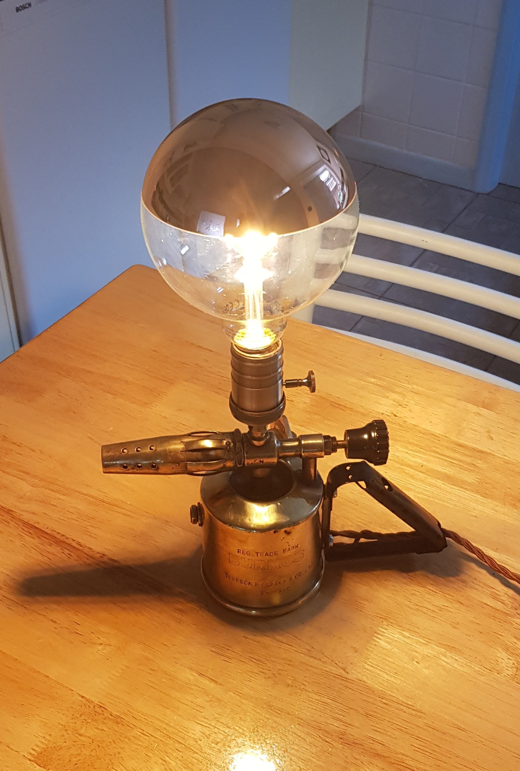 A Repurposed Vintage Blowlamp - Etsy UK