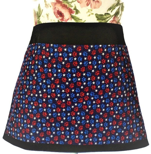 Waitress Patriotic Apron With Matching Face Mask Server Apron | Etsy