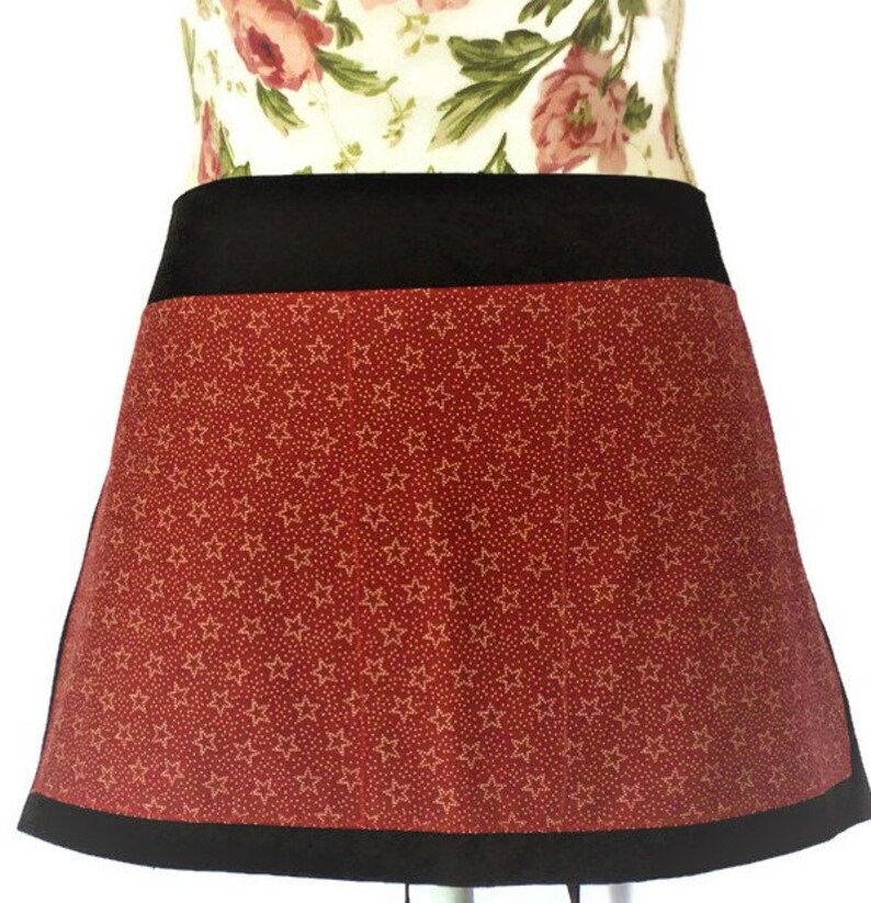 Patriotic Stripe Stars Apron USA Flag Server Apron Waitress | Etsy