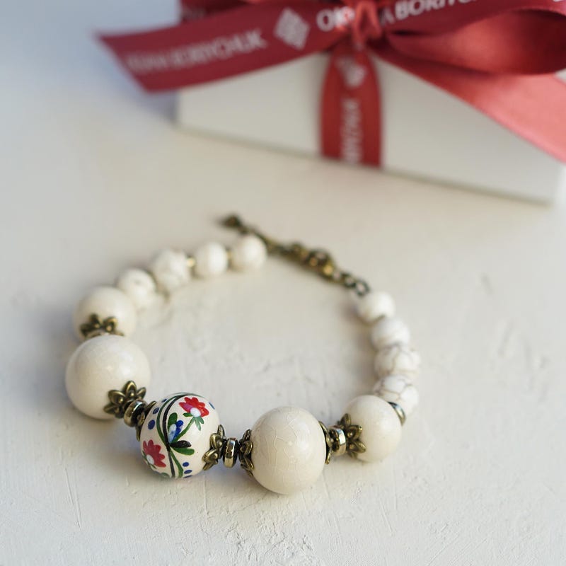 Ceramic Bracelet - Etsy