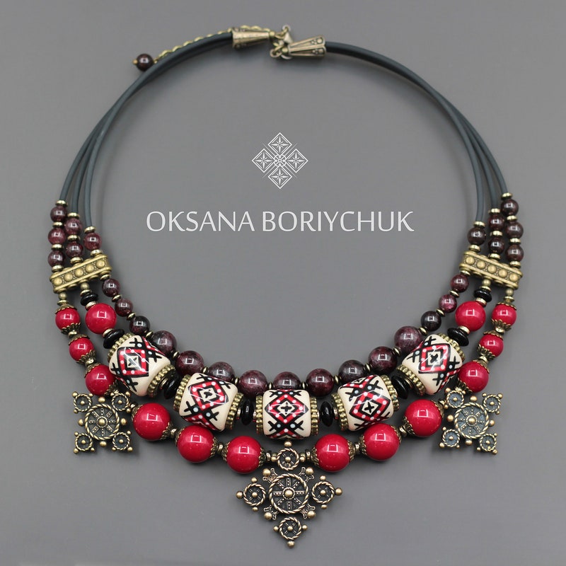 Brass Ukrainian Pendants - Etsy