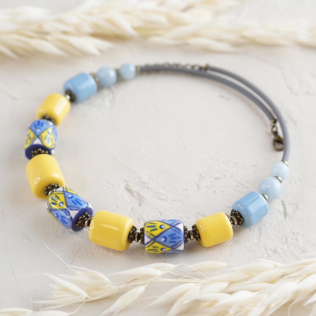 Ukrainian Jewelry, Traditional Jewelry Gift, Ukrainian Folk Necklace ...