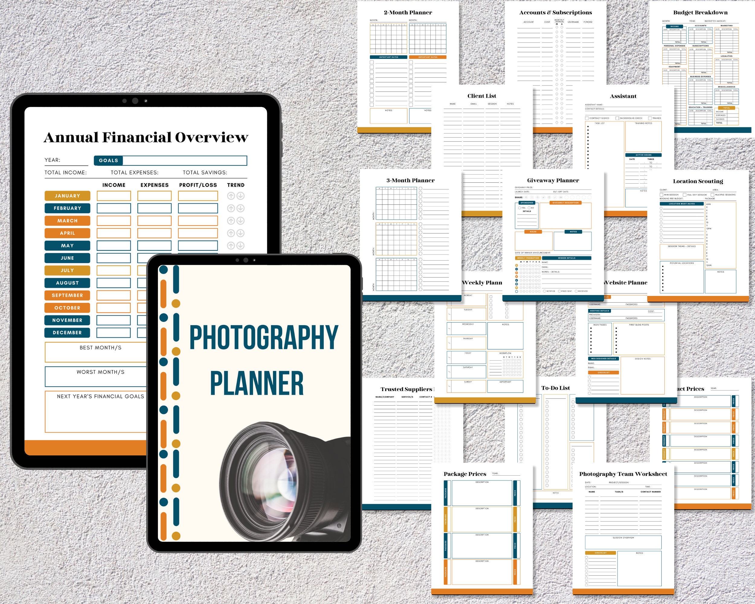 Photo Planning Organizer Camera Planner Photography - Etsy