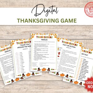 Thanksgiving Word Scramble Game, Thanksgiving Vocabulary Game, Holiday ...