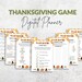 Thanksgiving Word Scramble Game, Thanksgiving Vocabulary Game, Holiday ...