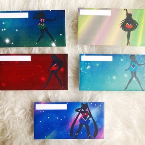 Printable Anime Cash Envelopes Horizontal Set of 5 Dave Ramsey - Etsy