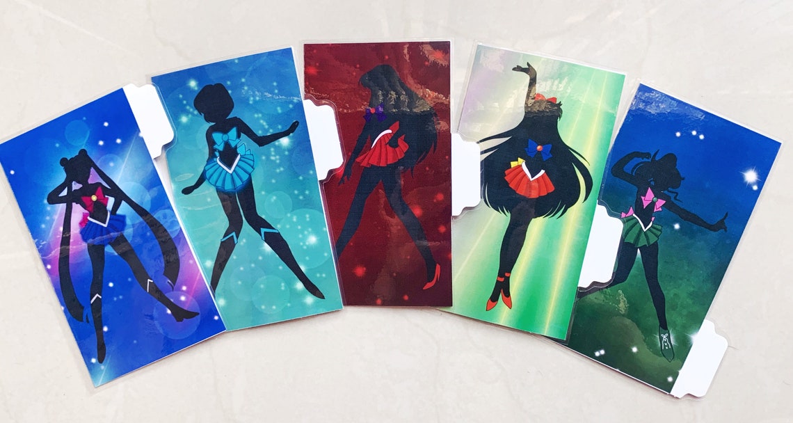 Anime Cash Envelopes Set of 10 Dave Ramsey & the Budget Mom | Etsy