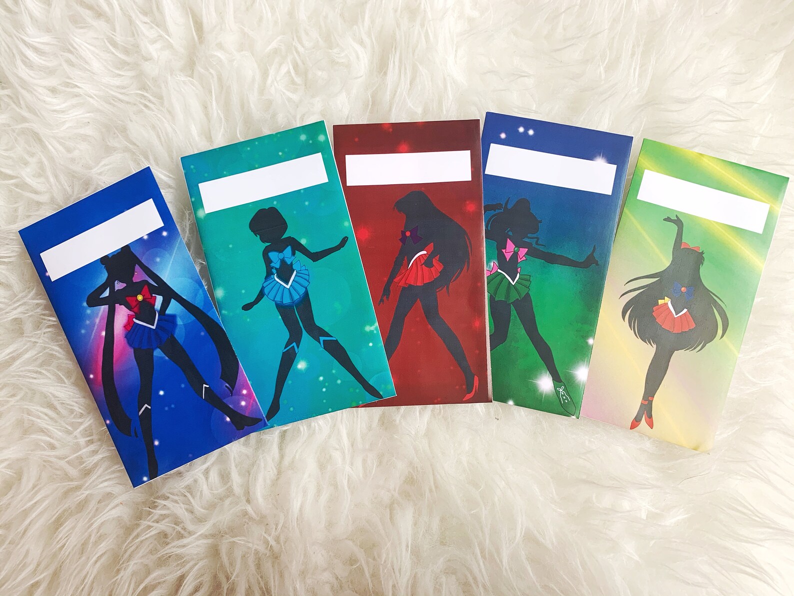 Printable Anime Cash Envelopes Vertical Set of 5 Dave Ramsey - Etsy