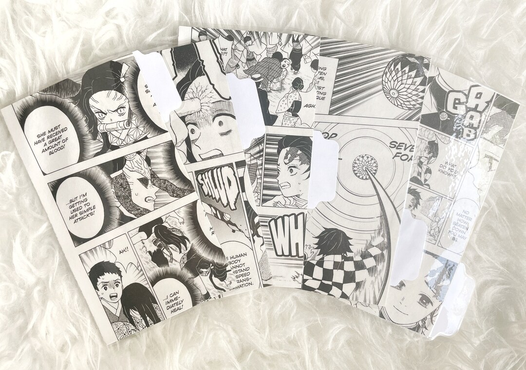 Anime Cash Envelopes Set of 5 Dave Ramsey Inspired for Cash - Etsy