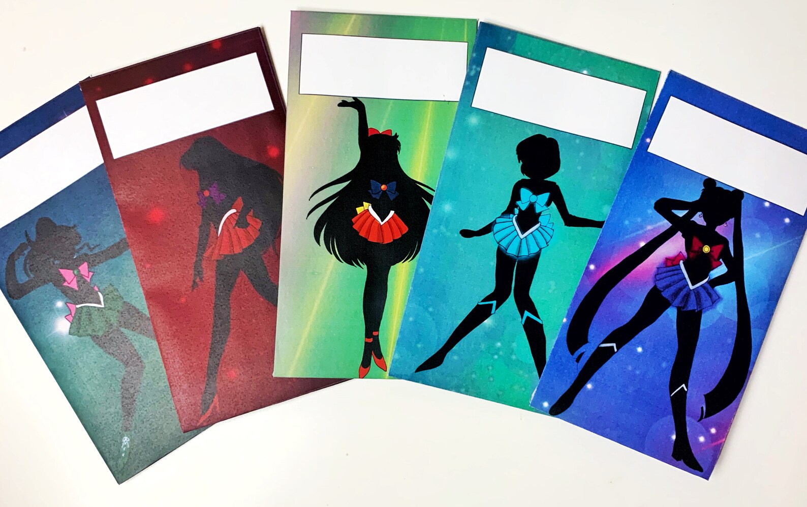 Printable Anime Cash Envelopes Vertical Set of 5 Dave Ramsey - Etsy