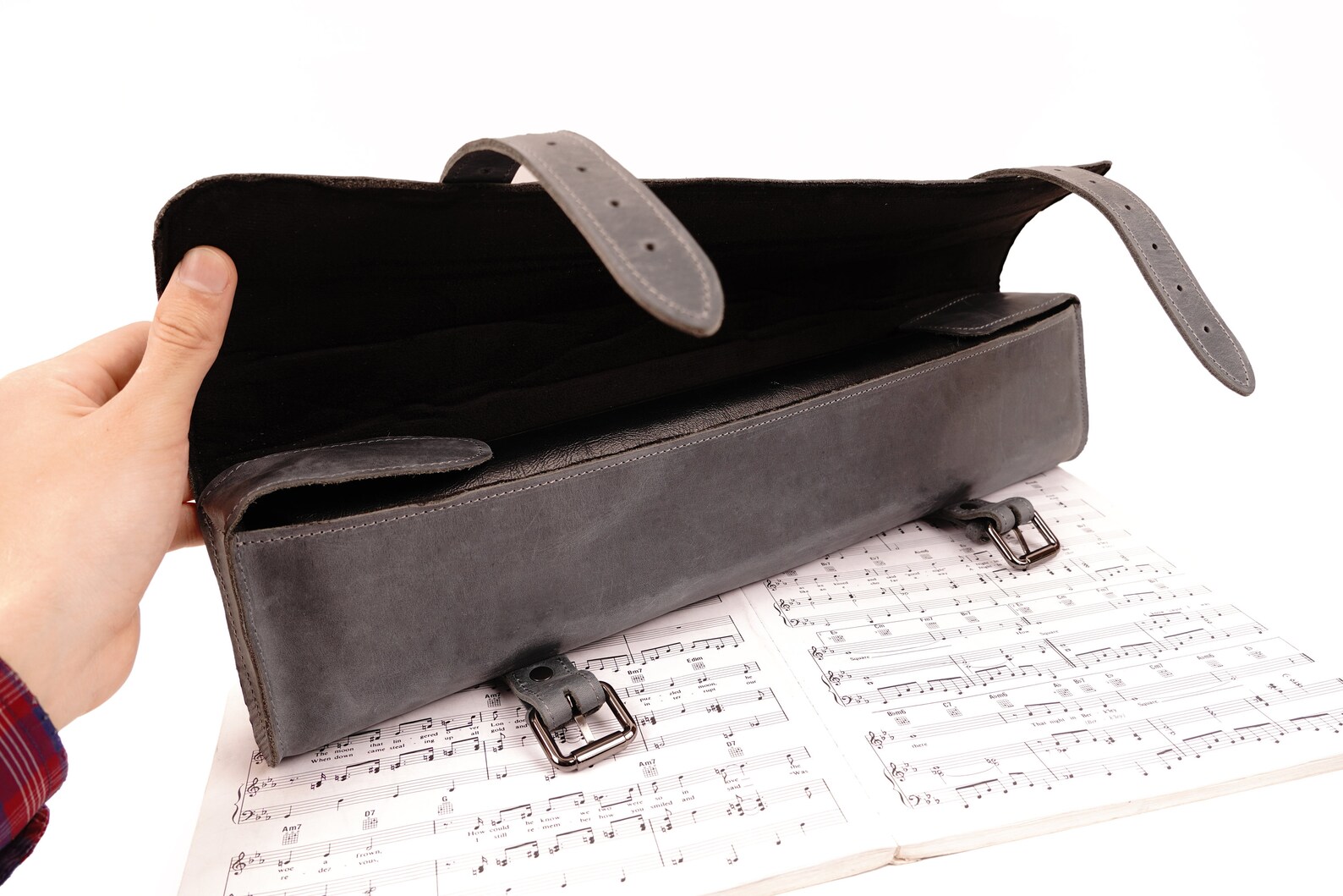 Flute Bag Leather Flute Bag Personalized Gift for a Flute - Etsy