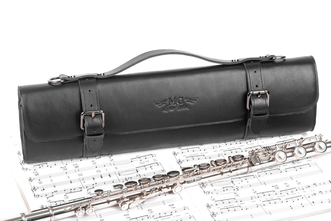 Personalized Leather Flute Gig Bag: B Foot Flute Case - Etsy