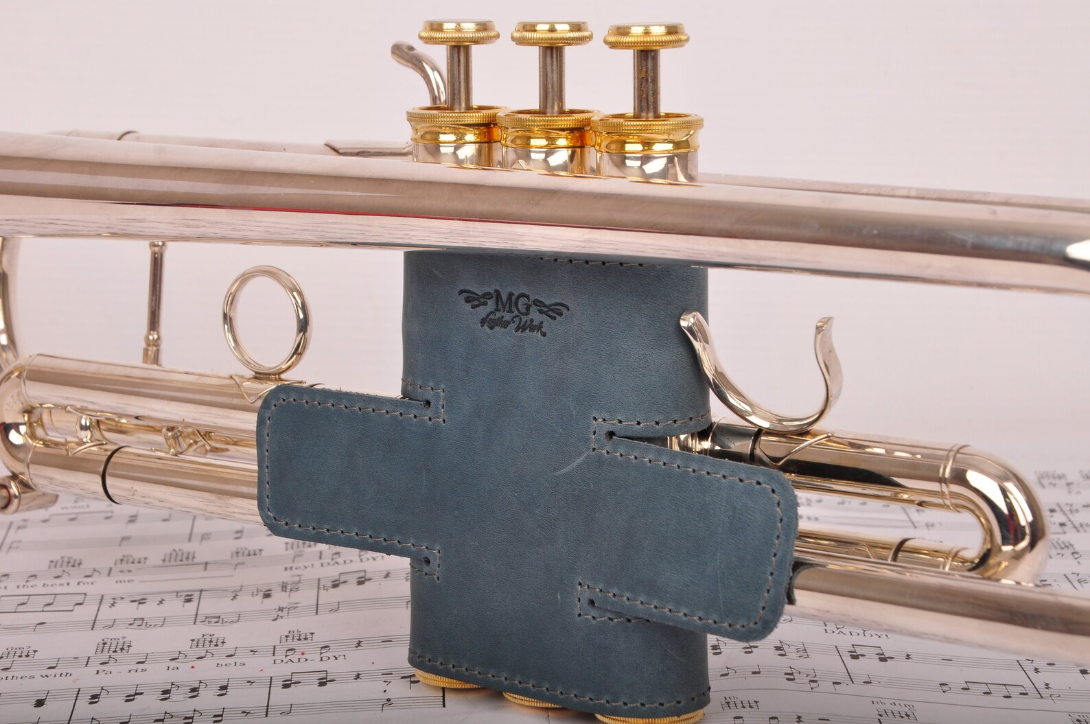 Trumpet Valve Guard by MG Leather Work Customized Trumpet - Etsy