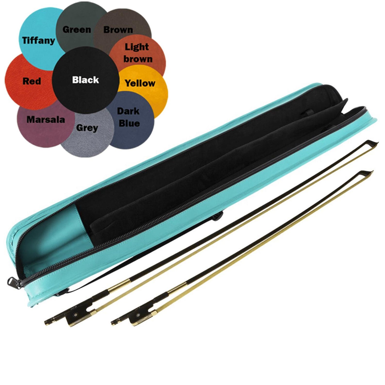 Bass Bow Quiver, Genuine Leather Bow Quiver, Bass Bow Case ...