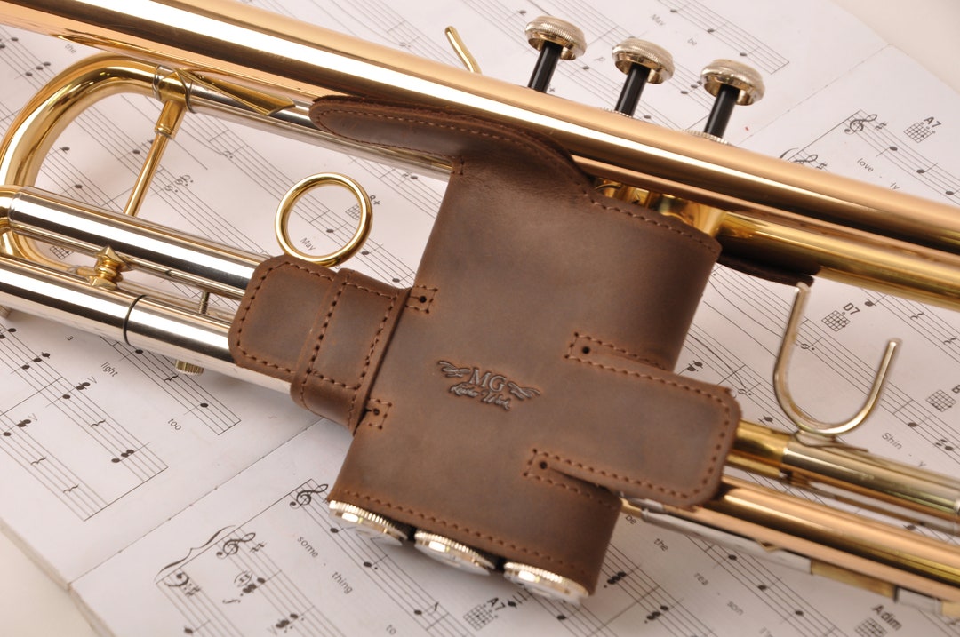 Leather Trumpet Valve Guard: Personalized Hand Protector - Etsy