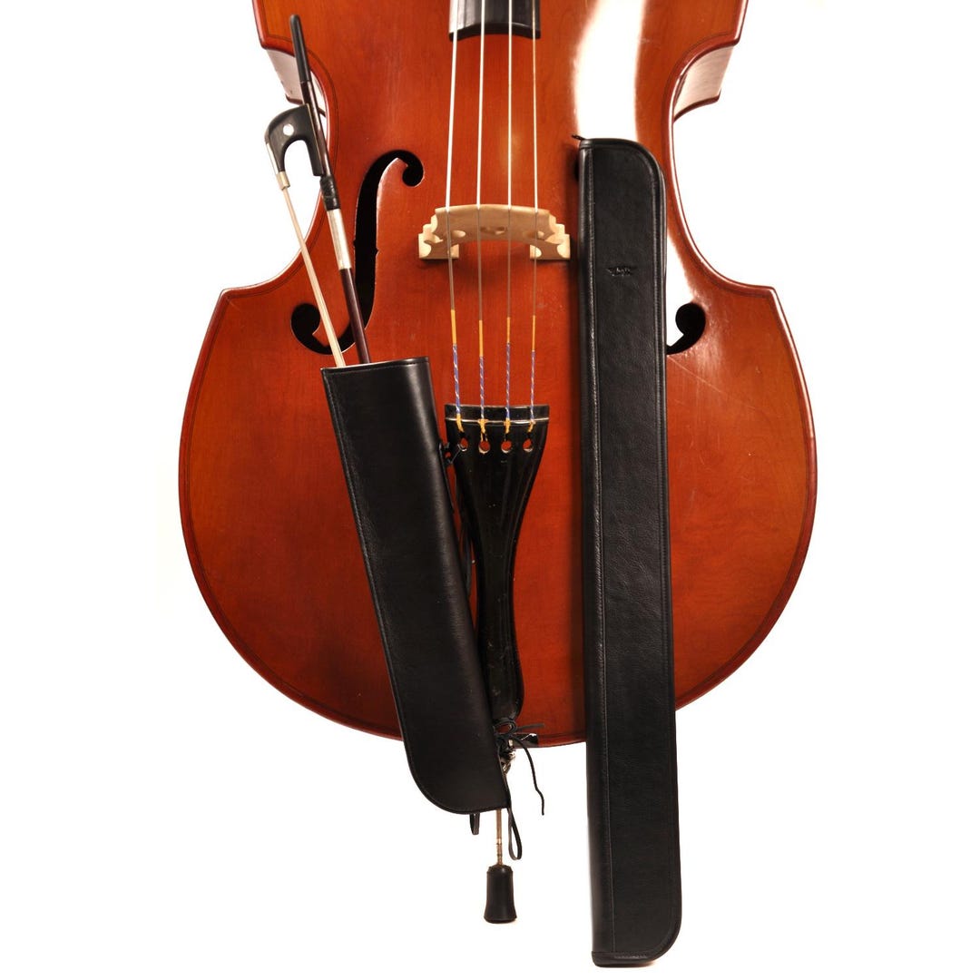 Bass Bow Quiver and Bass Bow Case, Genuine Leather Bow Quiver & Bow ...
