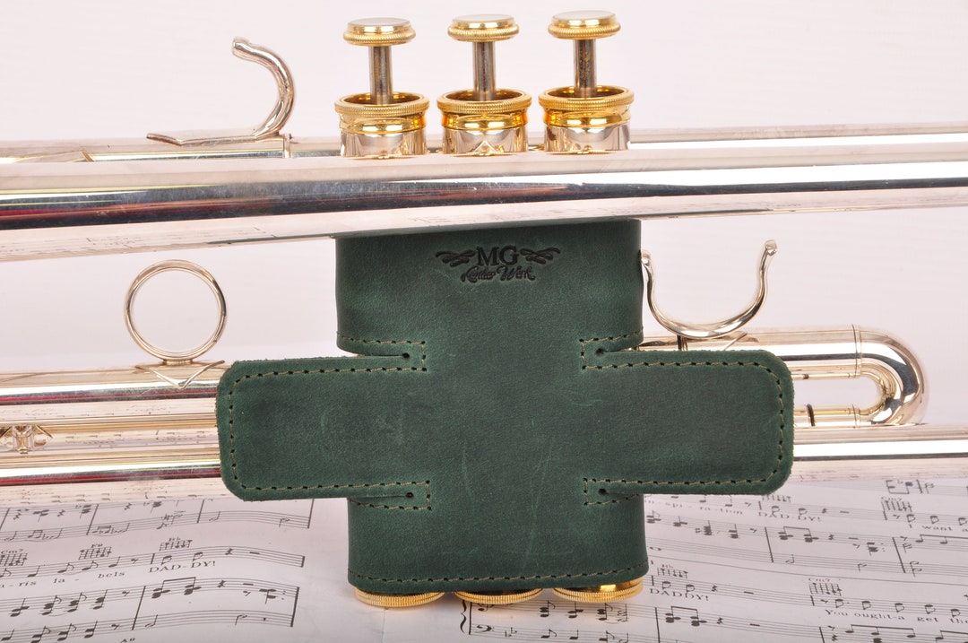 Trumpet Valve Protector, Trumpet Valve Guard MG Leather Work ...